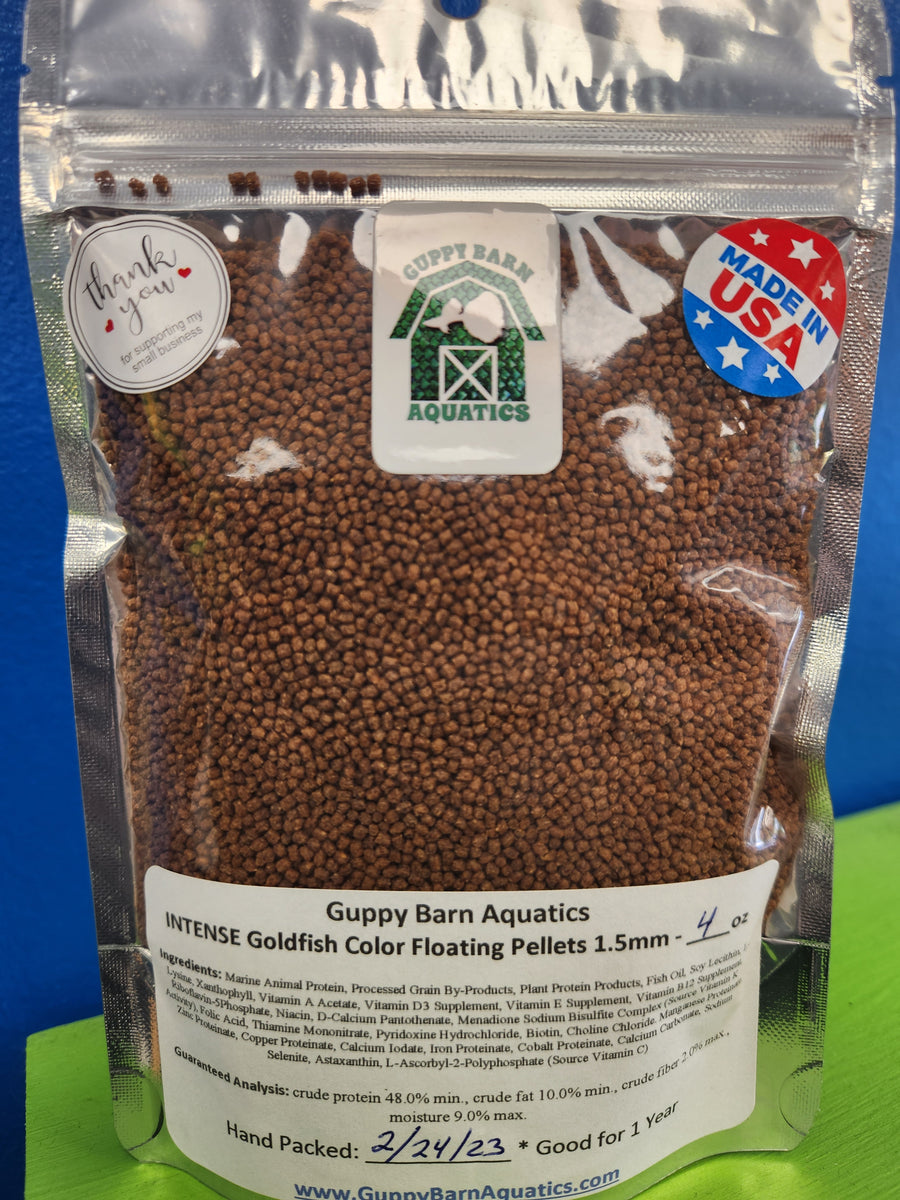 Alpha & Omega - INTENSE Goldfish Color Food (1.5 mm Floating Pellet)